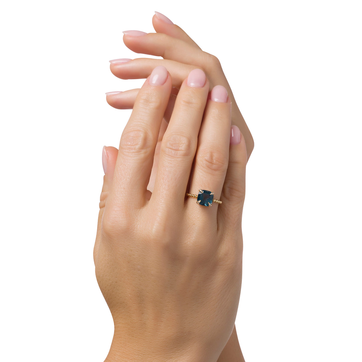 London Blue Topaz Ring – Koraba